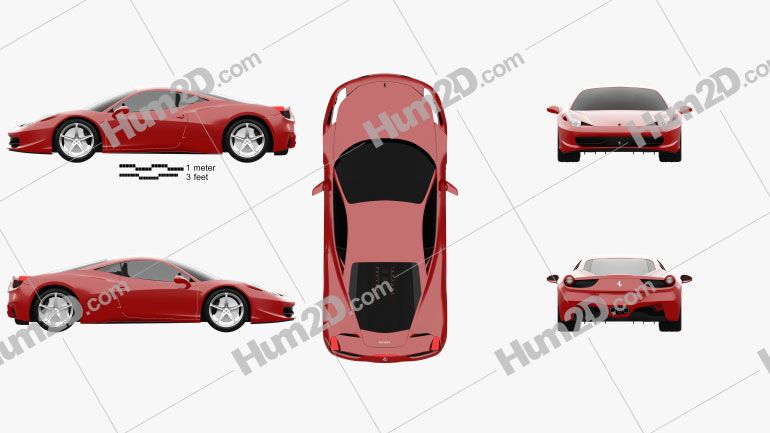 How To Draw A Ferrari 458 Spider
